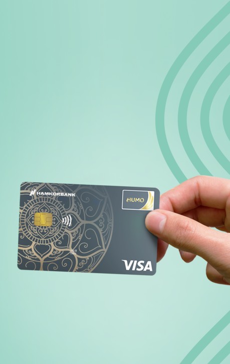 HUMO Visa kobeydj kartasi | Hamkorbank